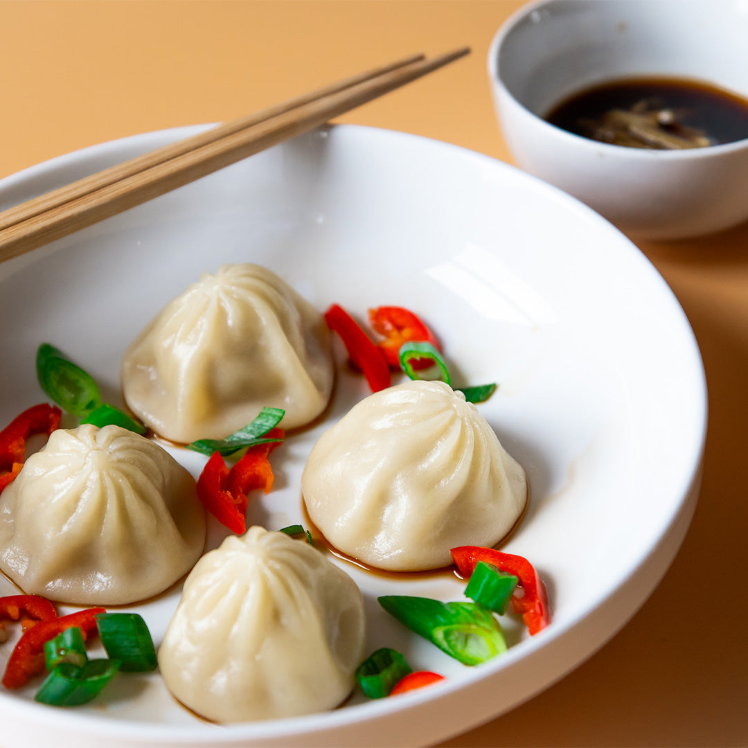 Xiaolongbao Pork Soup Dumplings x4 – Steamed Soup Dumplings